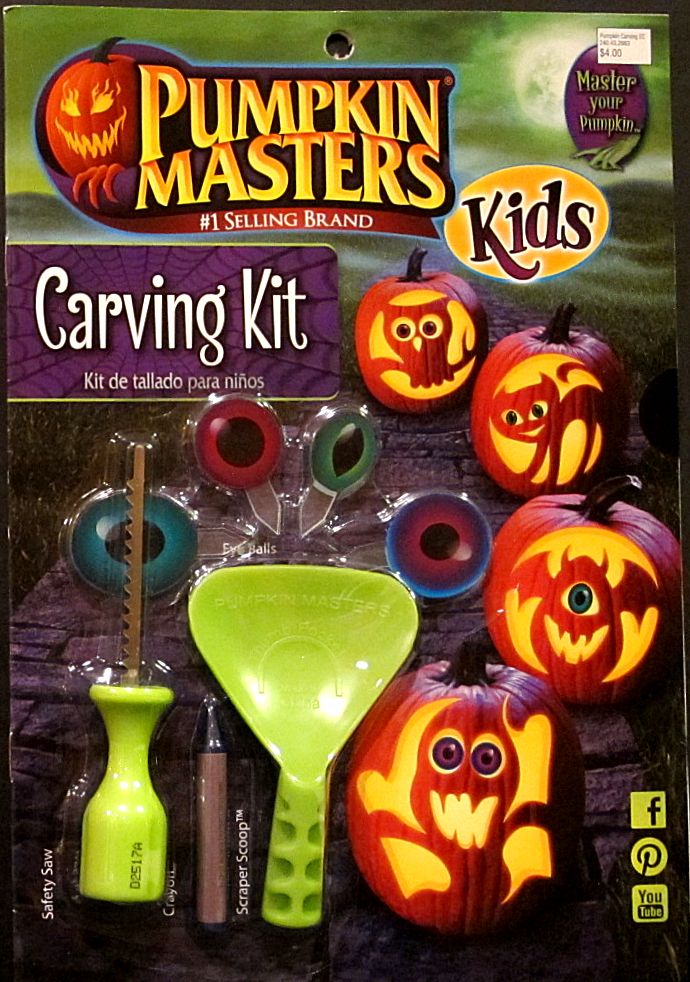 Masterpiece Pumpkins CARVING KITS & SUPPLIES- carving kits, pattern ...