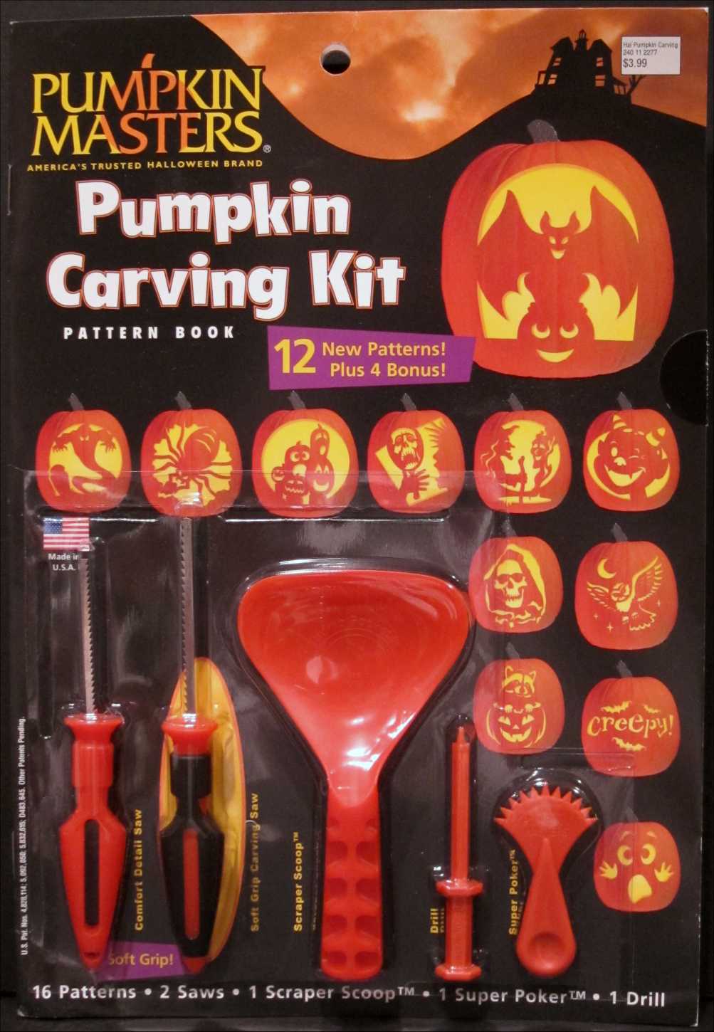 Masterpiece Pumpkins CARVING KITS & SUPPLIES- carving kits, pattern ...