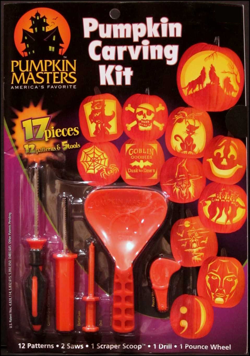 Masterpiece Pumpkins CARVING KITS & SUPPLIES- carving kits, pattern ...